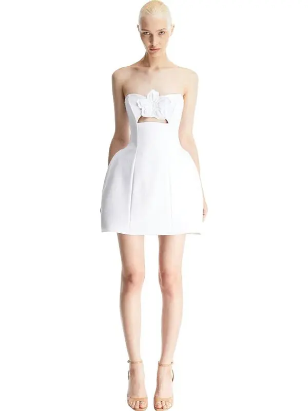 MOTHER OF ALL Fiona Mini Dress - White