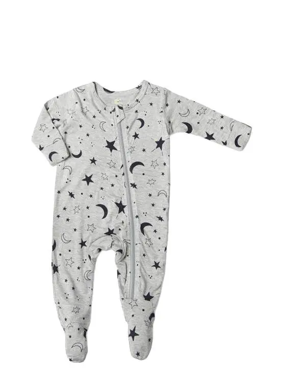 EVERLY GREY Jersey Long Sleeve Footie - Twinkle Night