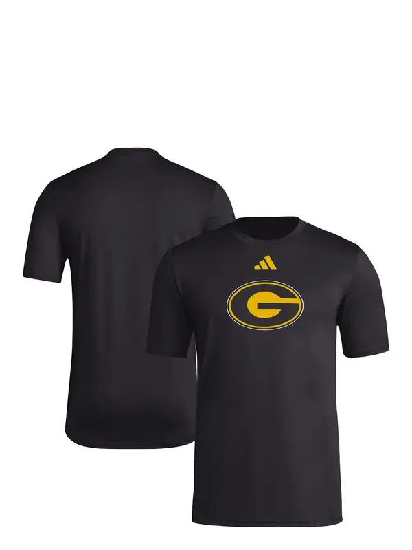 Adidas Grambling Tigers Primary Locker Logo Pre-game Aeroready T-shirt - Black