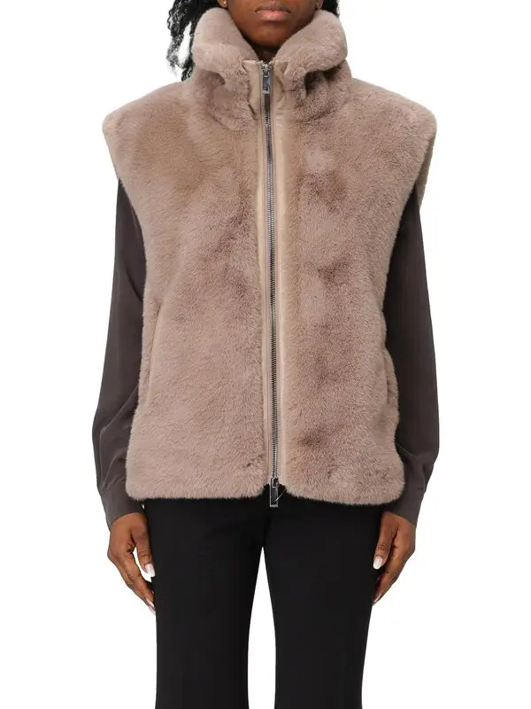 Pinko Fur Coat - Beige