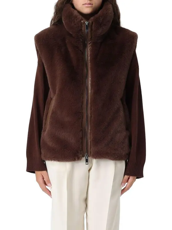 Pinko Fur Coat - Brown