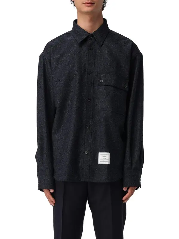Thom Browne Shirt Jacket - Blue