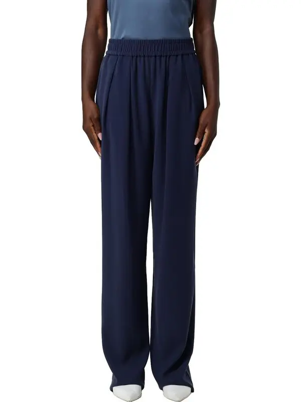 Emporio Armani Wide Leg Trousers - Blue