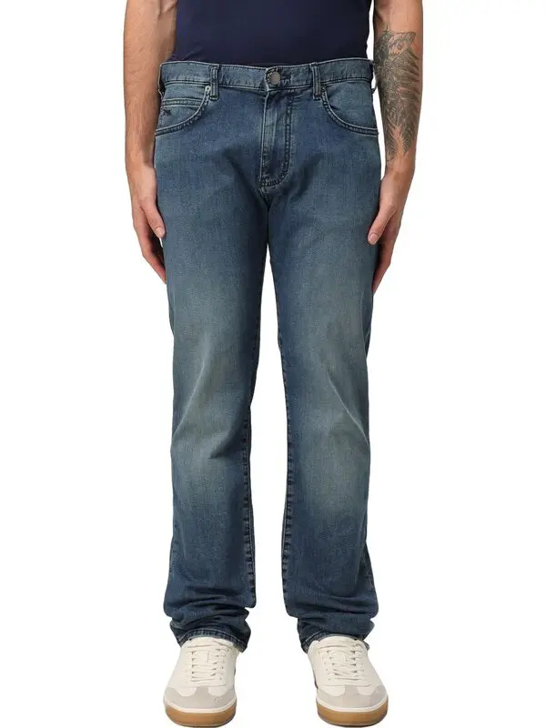 Emporio Armani Straight Leg Jeans - Stone Washed