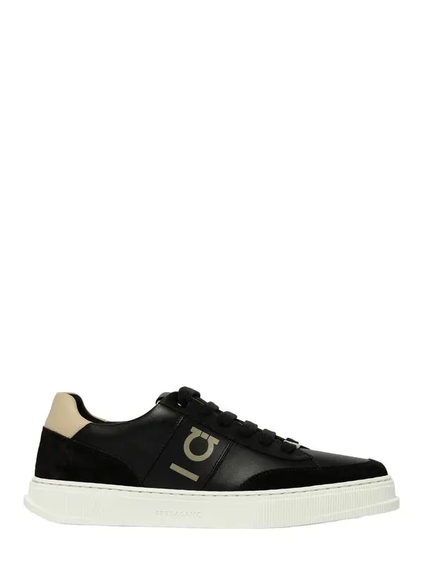 FERRAGAMO Low Top Sneakers - Black