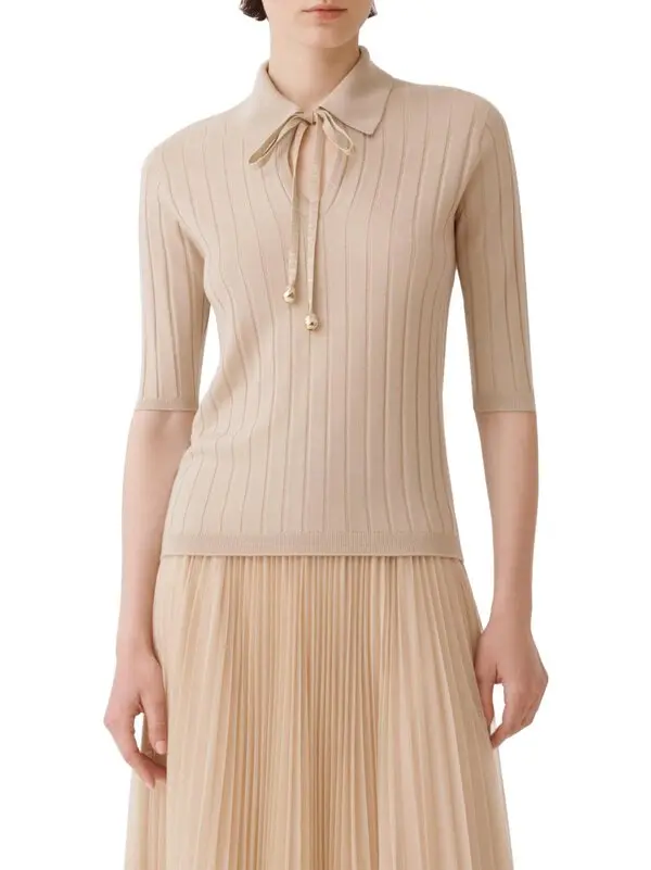 Fabiana Filippi Polo Shirt - Beige