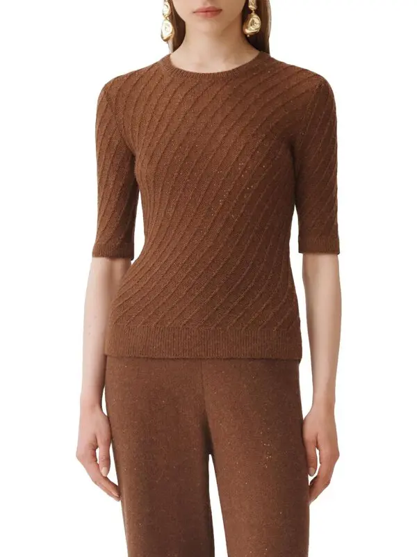 Fabiana Filippi Sweater - Mahogany