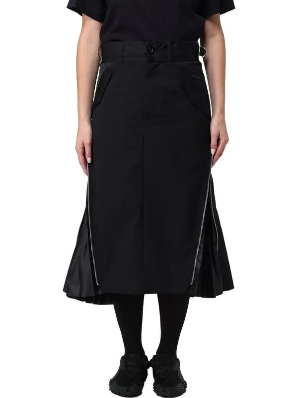 Sacai Midi Skirt - Black