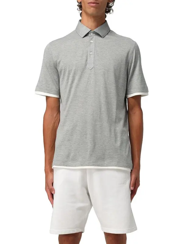 Brunello Cucinelli Polo Shirt - Grey