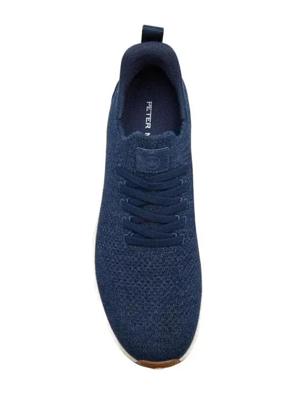 Peter Millar Odeon Knit Sneakers - Navy