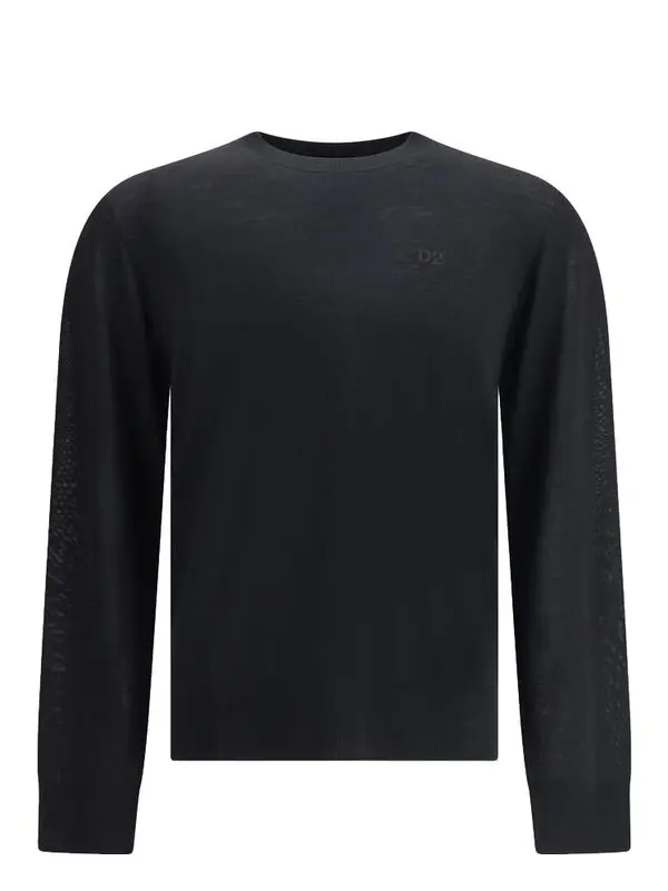 Dsquared2 Virgin Wool Sweater - Black