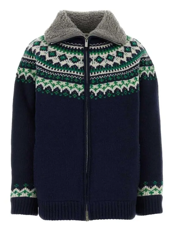 Miu Miu Wool Sweater - Blue