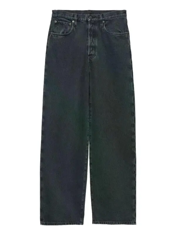 Prada Five-pocket Over-dyed Jeans - Black