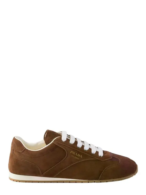 Prada Suede Sneakers - Brown