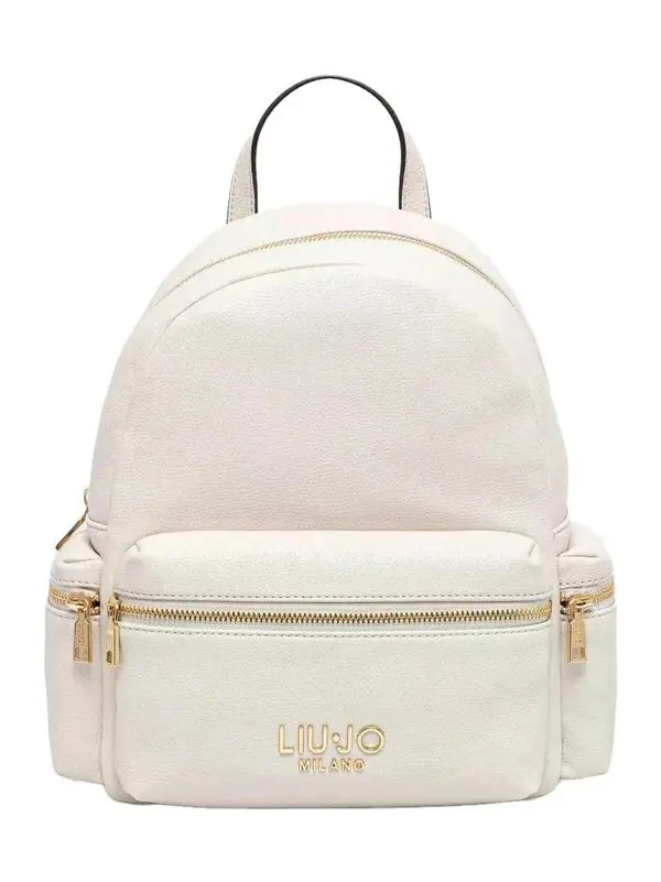 Liu Jo Logo-lettering Backpack - Neutrals