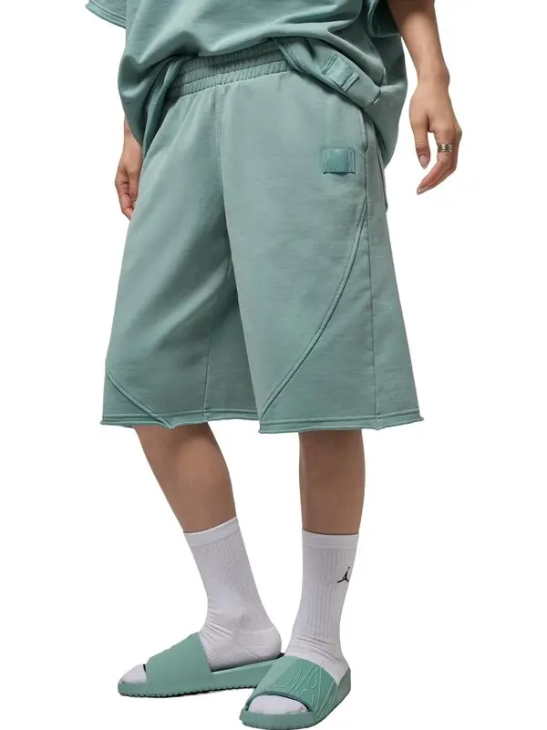 JORDAN Flight Fleece French Terry Big Shorts - Green