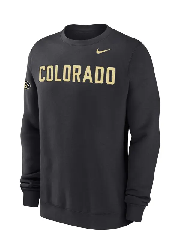 Nike Colorado Club Fleece College Crew-neck Sweatshirt - Grey