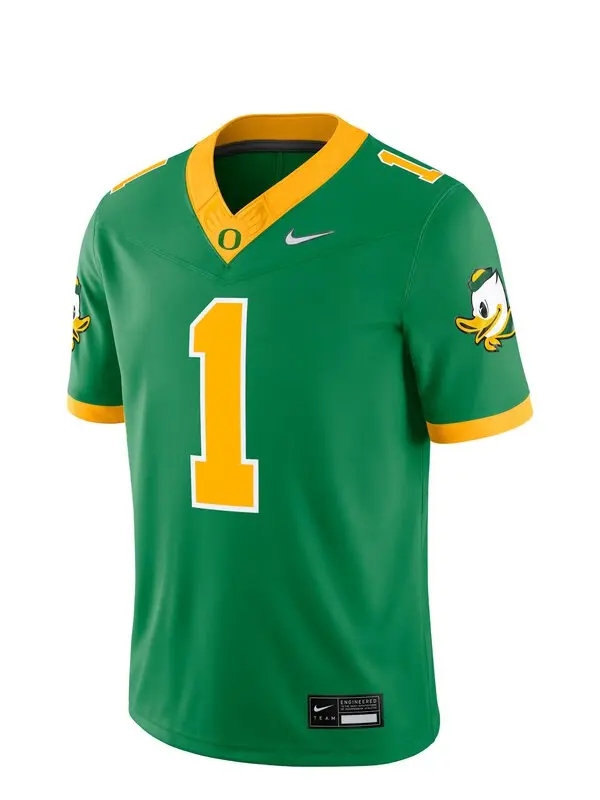 Nike Oregon Ducks Dri-fit College Game Jersey - Green
