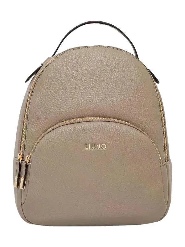 Liu Jo Logo-lettering Backpack - Neutrals