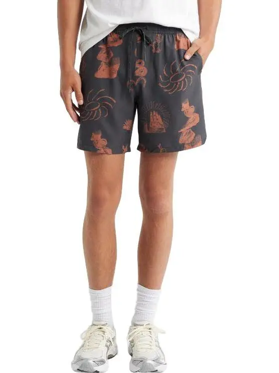 ROARK Serrano 7 Drawstring Shorts - Onyx