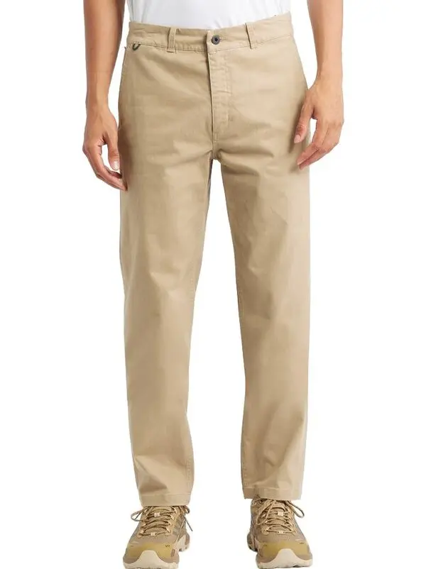ROARK Crossroads Stretch Cotton Chinos - Khaki