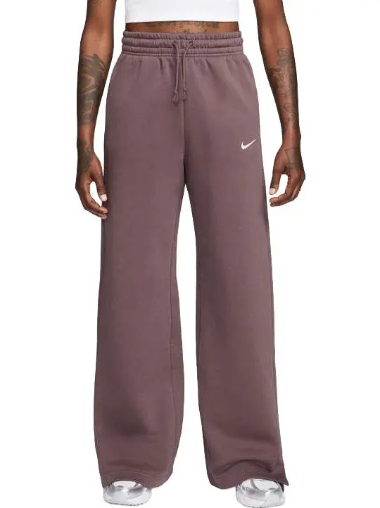 Nike Sportswear Phoenix High-waist Wide-leg Sweatpants - 502 Tattoo/sail