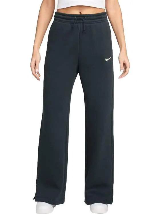 Nike Sportswear Phoenix High-waist Wide-leg Sweatpants - Seaweed/sail