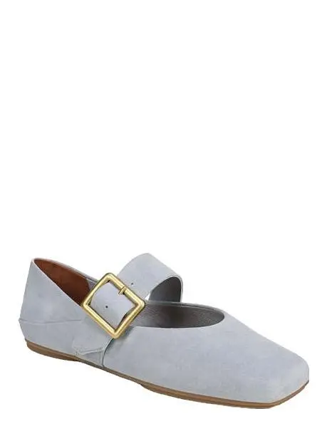 Franco Sarto Oakes Square Toe Flat - Dusty Blue