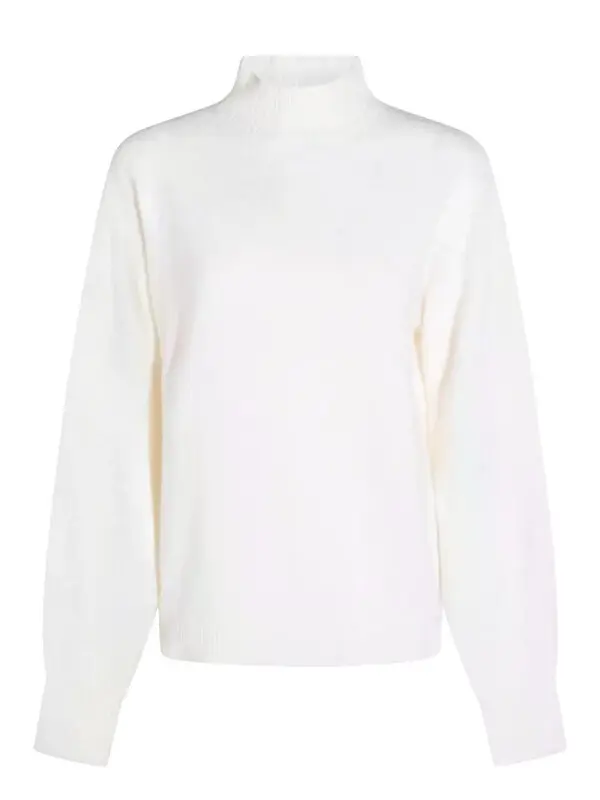 Malo Cotton Sweater - White