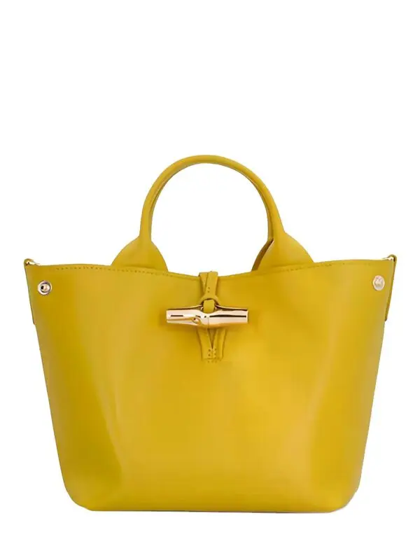 Longchamp Small Roseau Tote Bag - Yellow