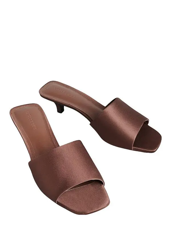 Whistles Slip-on Mule Sandals - Brown