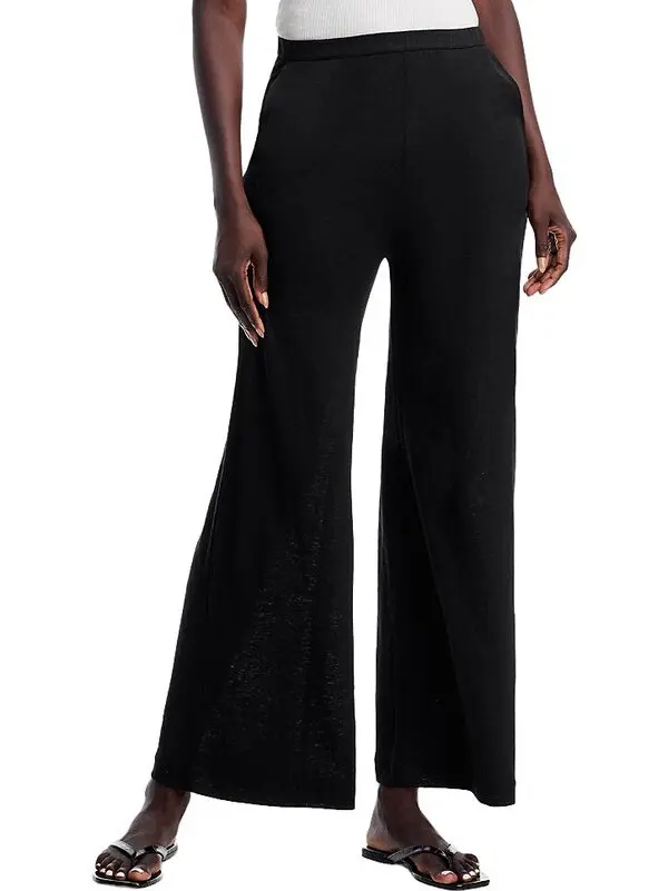 Majestic Filatures Wide Leg Pants - Noir