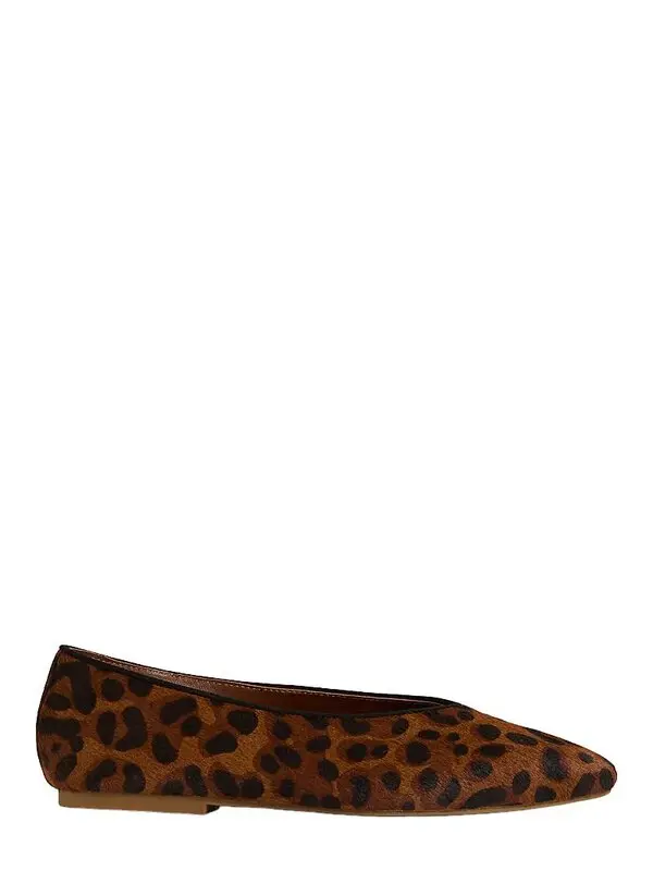 REISS Printed Ballet Flats - Animal