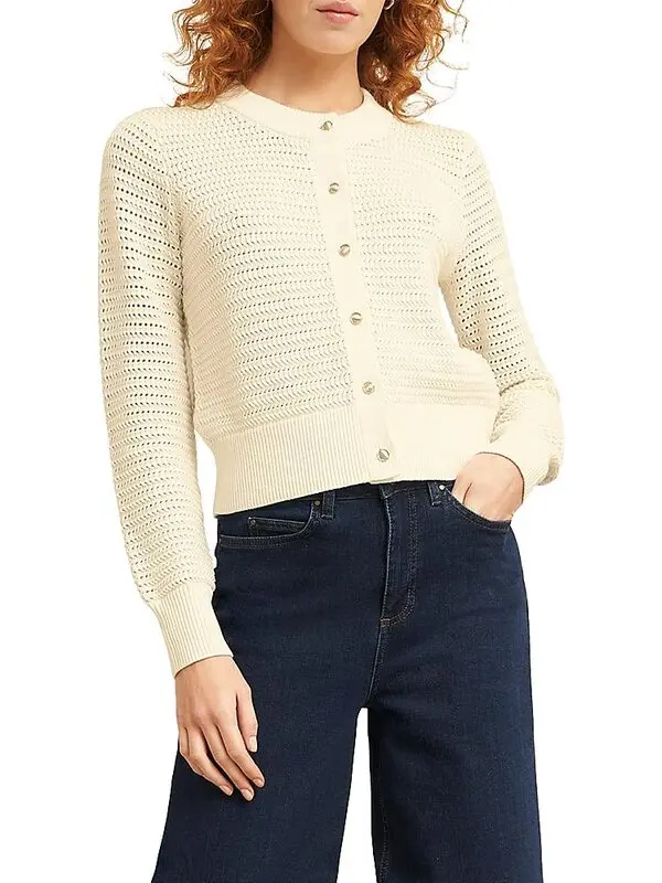 HOBBS LONDON Felicity Cardigan - Warm Ivory
