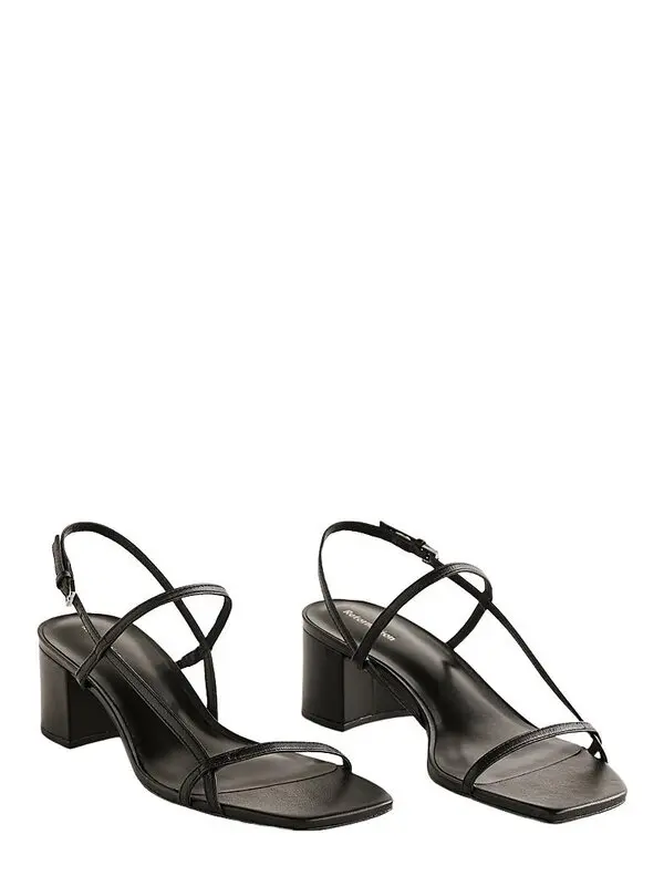 REFORMATION Serenity Bare Sandals - Almond Leather