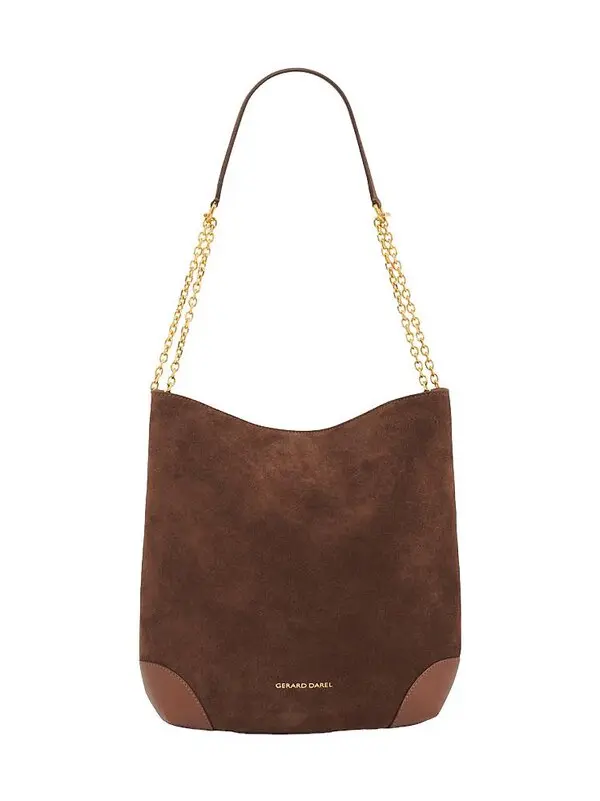 Gerard Darel Le Charlotte Hobo Bag - Cacao