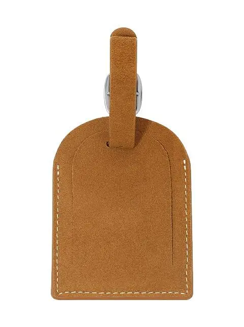 HEAVEN MAYHEM Luggage Tag - Brown Suede