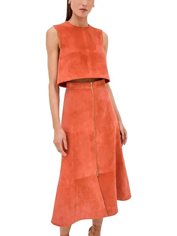 Alexis Bently A-line Skirt - Red