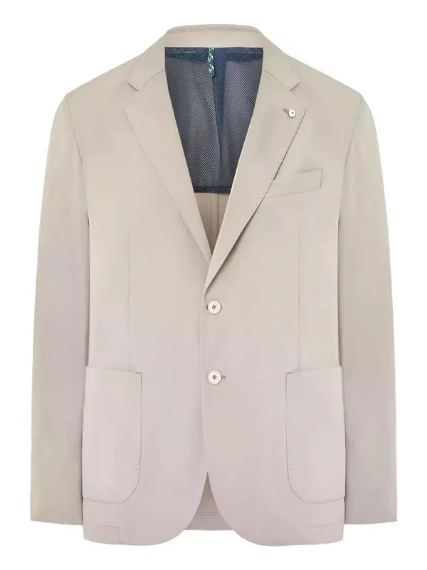 L.B.M. 1911 Button-fastening Patch-pocket Blazer - Neutrals
