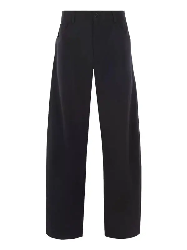 Séfr Five-pocket Twill Trousers - Black