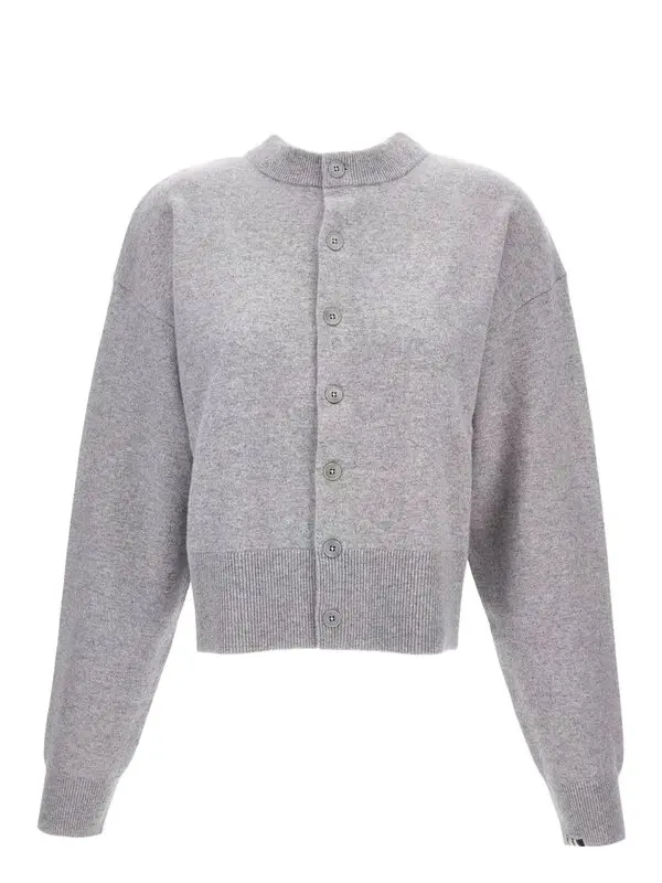 EXTREME CASHMERE X Cashmere-blend Cardigan - Grey