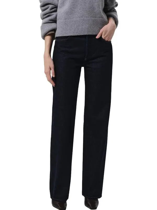 Citizens Of Humanity Annina High-waist Straight-leg Jeans - Juno (md Indigo)