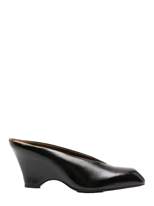 Khaite Wedge-heel Mules - Black