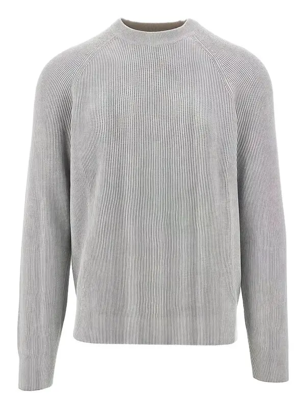 Brunello Cucinelli Ribbed Sweater - Grey