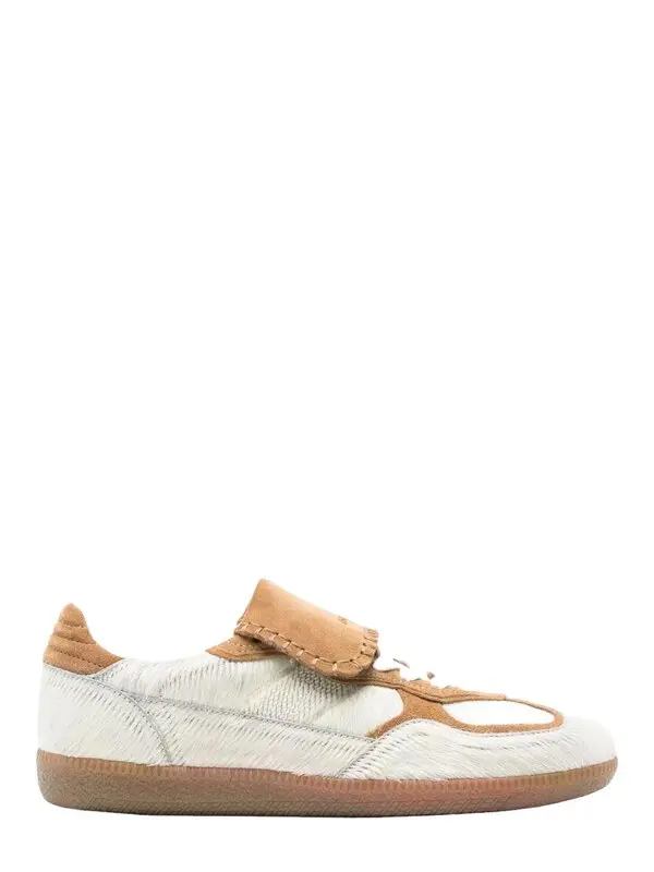 ALOHAS Suede Lace-up Sneakers - White