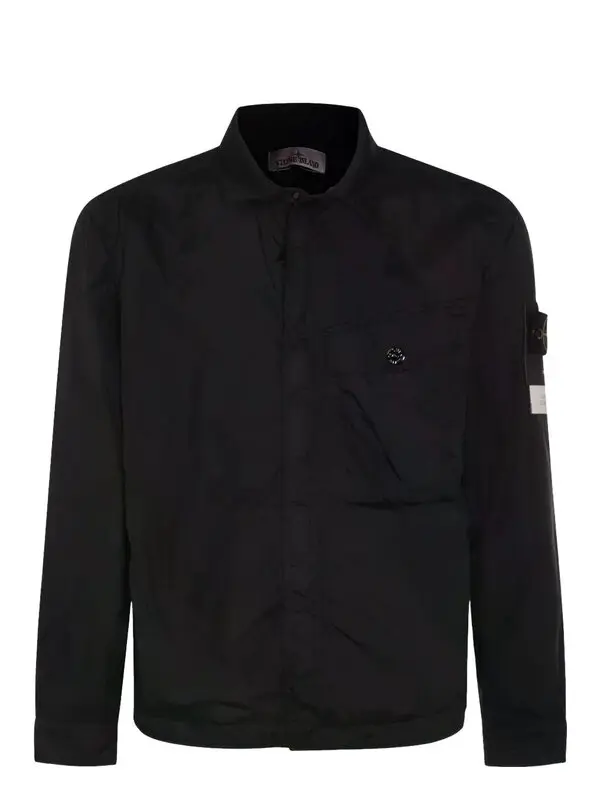 Stone Island Compass-motif Jacket - Black
