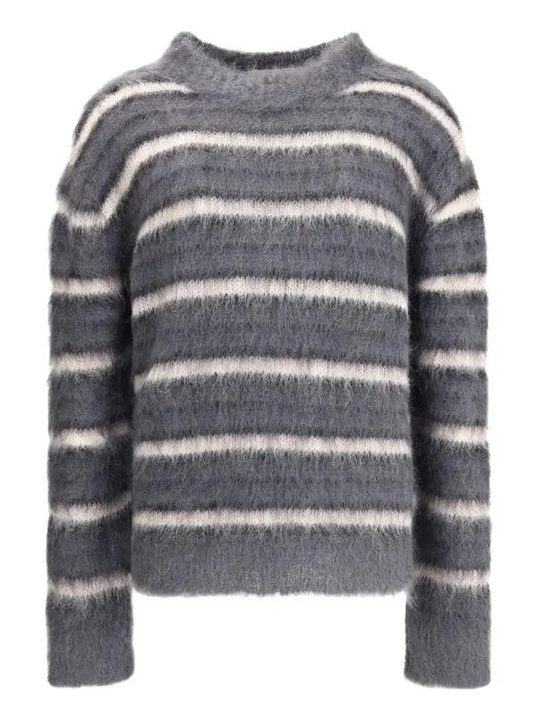Marni Wool Mohair Sweater - Grey