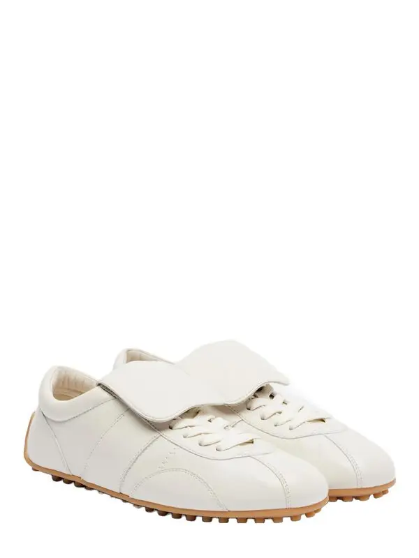 TOD'S Gommino Leather Sneakers - White