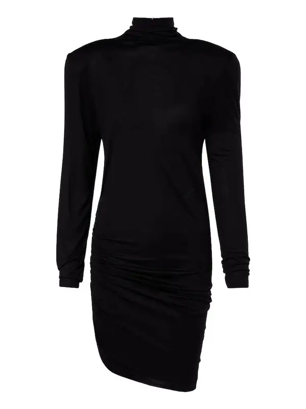 Jacquemus Turtleneck Minidress - Black