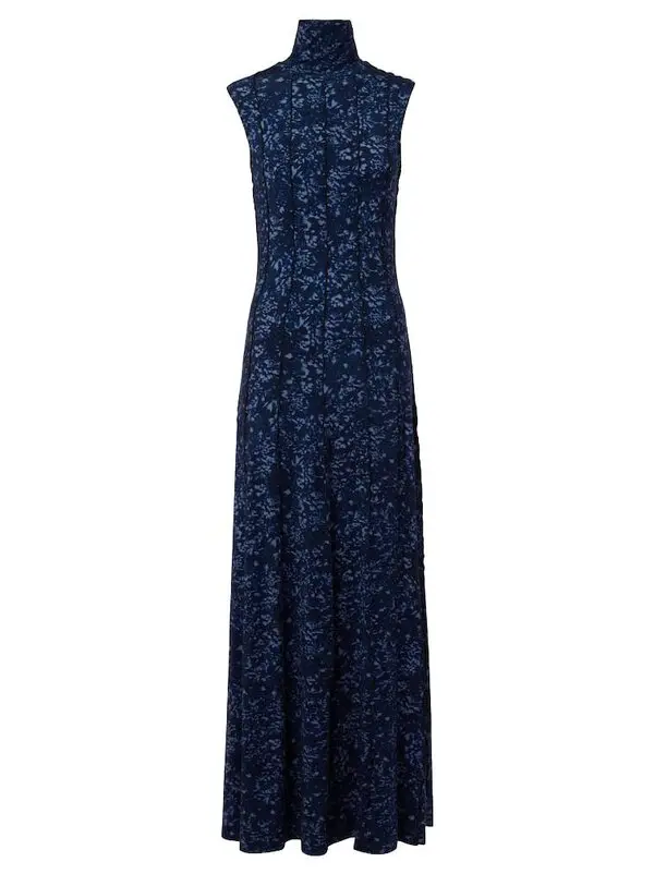 Proenza Schouler White Label Valentina Jersey Maxi Dress - Blue